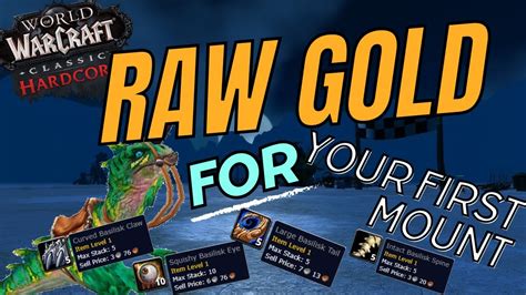 Best Raw Gold Farm Wow Classic Lvl 35 40 Youtube