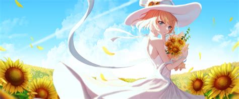 Anime Sunflower 4k Wallpapers Wallpaper Cave