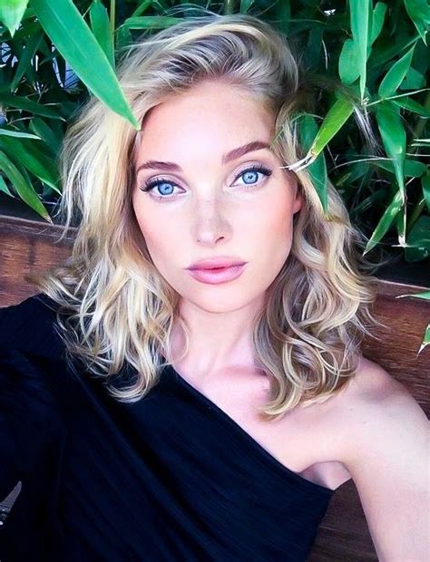 Elsa Hosk Blonde Bombshell Hair Beauty Beauty