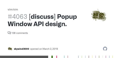 Discuss Vim Popup Window Api Design Rvim