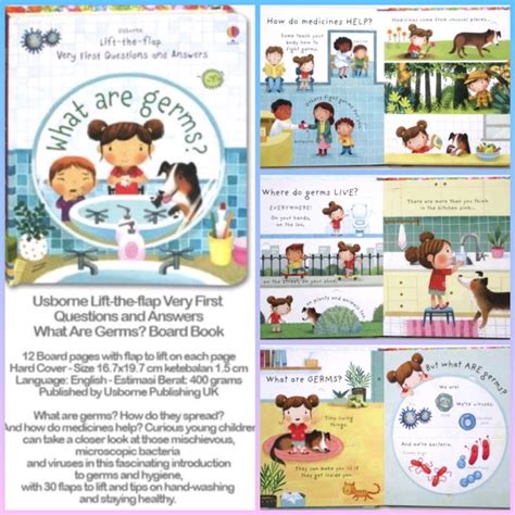 Jual Usborne Lift The Flap Very First Questions Answers What Arr Germs Shopee Indonesia