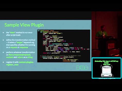 Conference Talks Talk Embedding Web Apps In Mitmproxy Scripts From