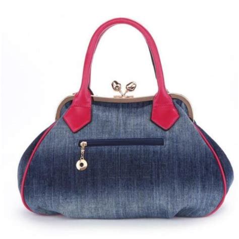 Flowers Denim Women Casual Bags Handbags Evening High Capacity Bag New