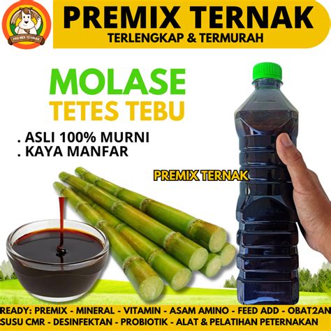 Jual MOLASE TETES TEBU 1 KG Tetes Tebu Molasses Murni Kental
