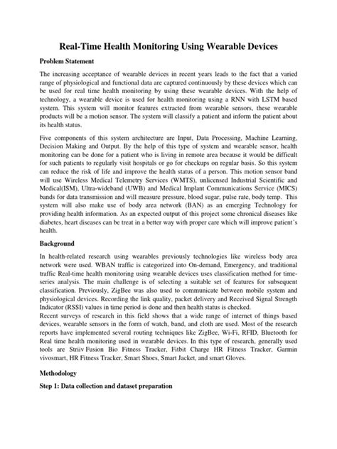 Hc12 Pdf Wearable Technology Monitoring Medicine
