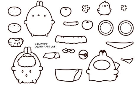 종이인형 무료도안｜몰랑이 종이인형 네이버 블로그