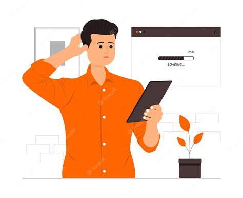 Premium Vector Loading Progress Illustration