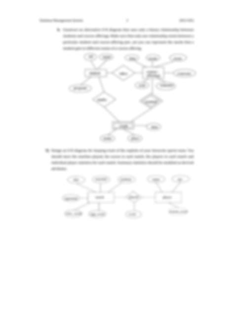 SOLUTION Tutorial Sheet Er Diagram Solution For Database Studypool