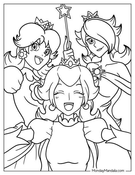 22 Rosalina Coloring Pages Free Pdf Printables