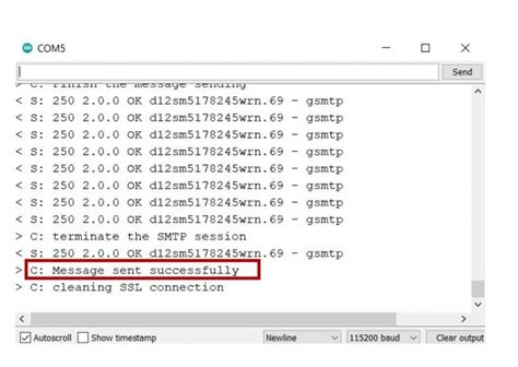 esp32 send emails through smtp server text and attachments