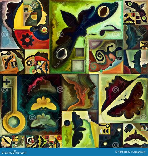 Deep Password Stock Image Image Of Print Abstract 187696627