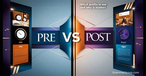 Pre Vs Post Which Prefix To Use And Why It Matters Grammar Scoop