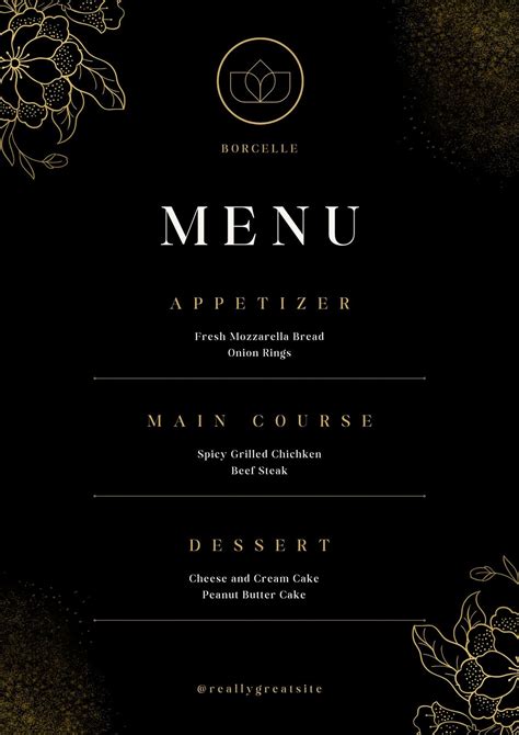 Restaurant Menu Background