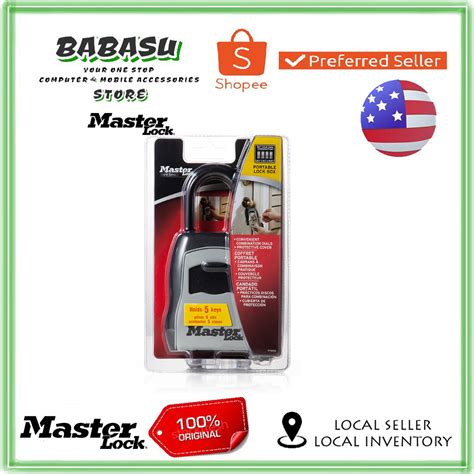 USA MASTER LOCK PORTABLE LOCK BOX 5400D Hanging Key Safe Box Key Storage Box Key Box Key Lock