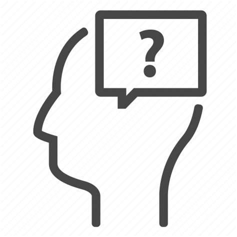 Brain Creative Question Thinking Thoughts Icon Download On Iconfinder