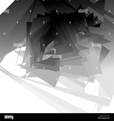 Artistic Geometric Image Random Angular Edgy Shapes Overlapping Modern Geometric Art