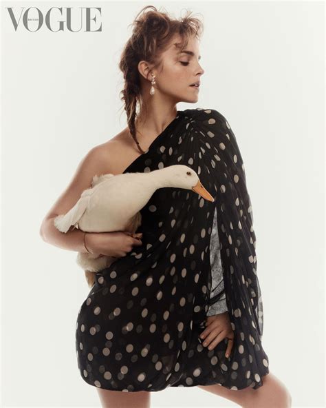 Emma Watson Edgy And Sexy In Vogue Uk January 2024 Celeblr