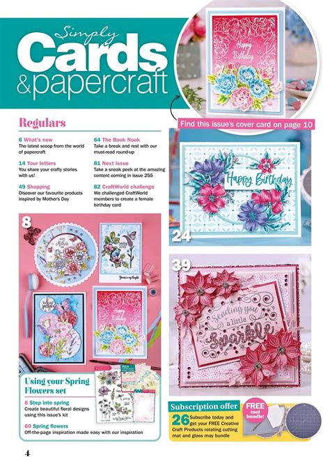 Simply Cards And Papercraft Magazine Issue 254 Back Issue
