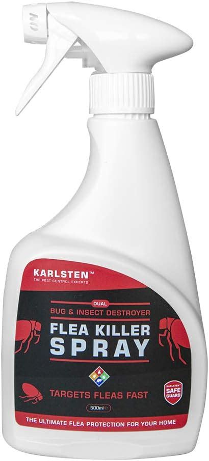 Karlsten Flea Killer Spray Fast Acting Elimination Of Irritating Fleas Pest Control Kills On