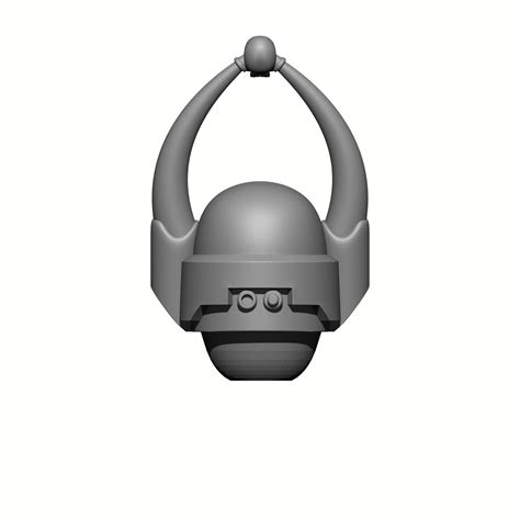 Crusader Helmet With Horns And Skull Helmet Swap For Joytoy Warhammer