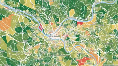 Greater Pittsburgh Zip Code Map