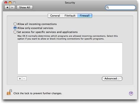 Setting The Mac Os X Firewall Realitypod