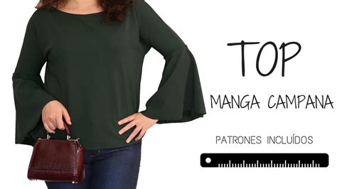 Cómo Hacer Top Manga Japonesa Campana Tutorial Costuras Diy