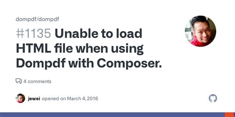 Unable To Load Html File When Using Dompdf With Composer · Issue 1135