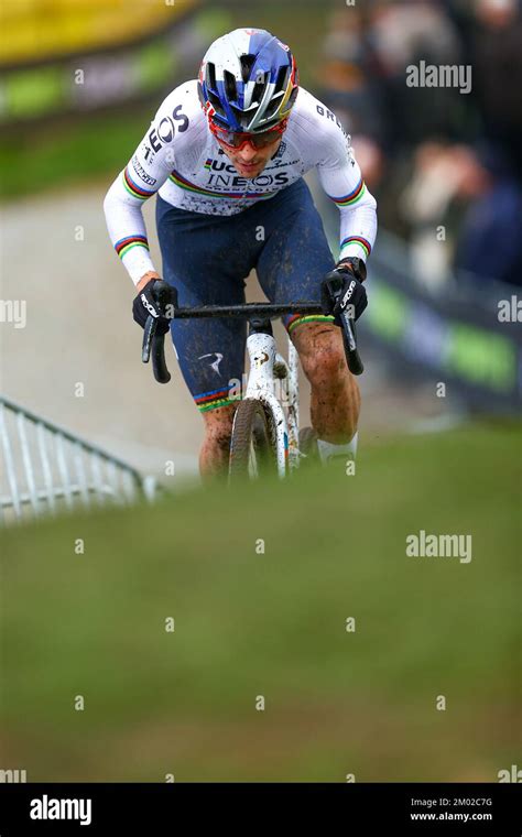 British Thomas Tom Pidcock Pictured In Action During The Mens Race Of