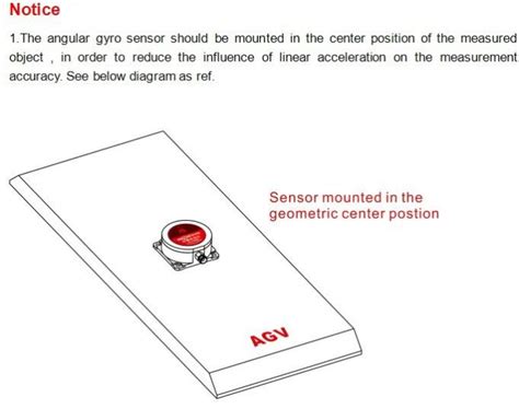 AGV RS Angular Mems Sensor Platform Anti Interference