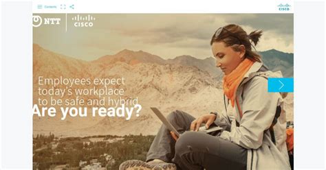 Employees Expect Todays Workplace To Be Safe And Hybrid Ntt Cisco Safe Hybrid Workplace