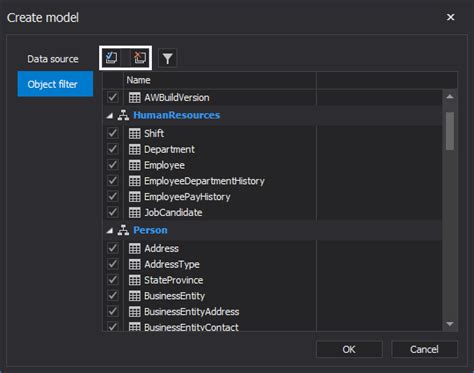 Importing Filtered SQL Objects From A Database To A Model
