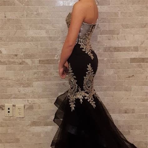Dresses Black Gold Prom Dress Poshmark