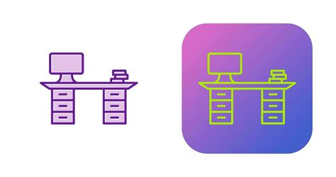 Working Desk Vector Icon 28602475 Vector Art At Vecteezy