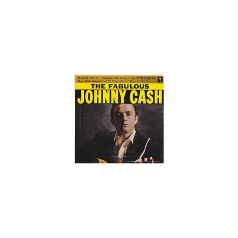 Cash ‎johnny The Fabulous Johnny Cash Vol31958 Columbia ‎ B 12533