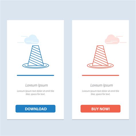 Cone Protection Road Roadblock Stop Warning Blue And Red Download And