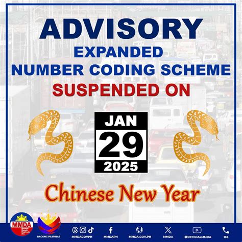 Mmda Coding Coding Scheme Suspended For Holy Week — Mmda