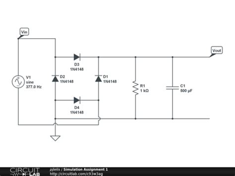 Simulation Assignment 1 Circuitlab