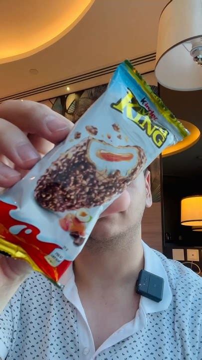 بستنی زمستانی کیندر 😋 کیندر کینگ مکسی Kinder King Maxi Youtube