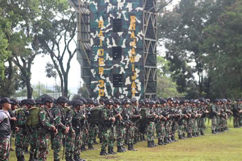 Yonif Raider 300 BJW Gelar Latihan Perang Hutan
