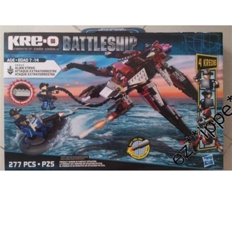 100 New全新kre O 超級戰艦 異形海戰 Battleship Alien Strike 277pcs 興趣及遊戲 玩具