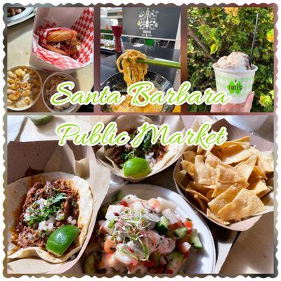 Santa Barbara Public Market Food Court In Downtown Santa Barbara
