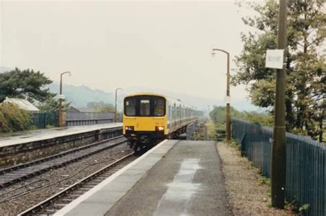 Railway Photograph Class 150 150121 150137 Machynlleth For Shrewsbury