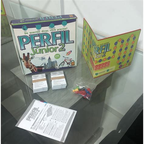 Jogo Tabuleiro Cartas Educativo Perfil Júnior 2 Edição Especial