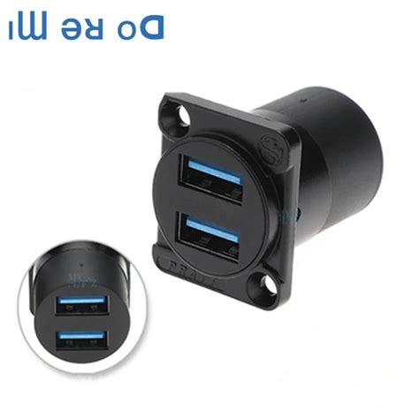 Usb Socket D Type Metal Dual Usb 30 Socket Female To Female Usb30