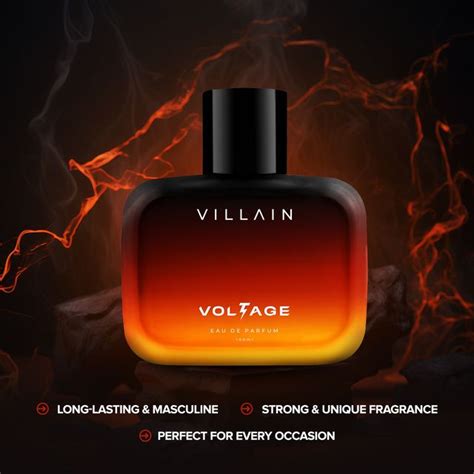 Buy Villain Voltage Luxury Eau De Parfum Perfume For Men Edp Online
