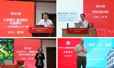 【悟思想伟力 建时代新功】2023年度上海高校院系副书记专题培训在我校举办