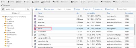 Enable Error Reporting Using The I File In Cpanel Servercake