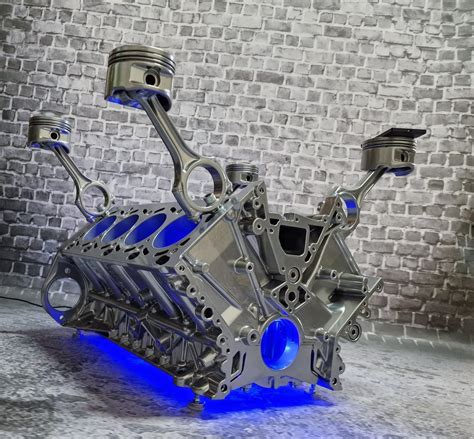 Bmw 3 0l 3 5l 4 4l V8 Engine Block Coffee Table Block Motortisch Tisch Motorblock Motor