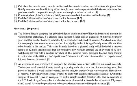 Solved Question 1 10 Points An Article In The Journal Of